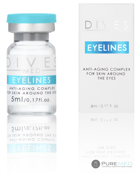 DIVES MED EYELINES 5ml ampułka do mezoterapii igłowej okolicy oczu